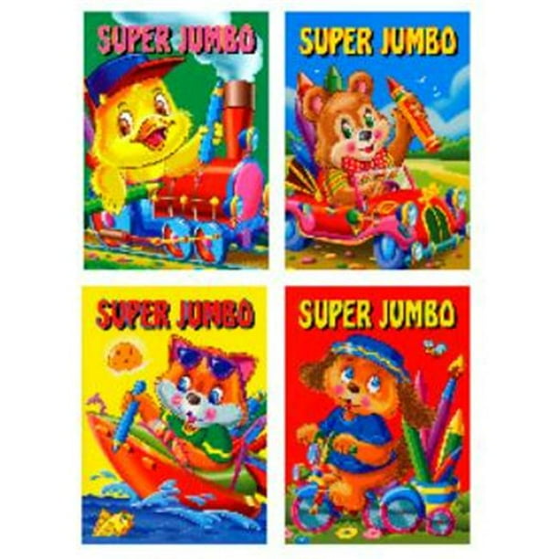 DDI 377403 Super Jumbo Coloring Books Case of 36 - Walmart.com ...