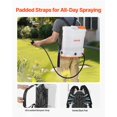 VEVOR Battery Powered Backpack Sprayer, 3.2 Gal Powerful Electric ...