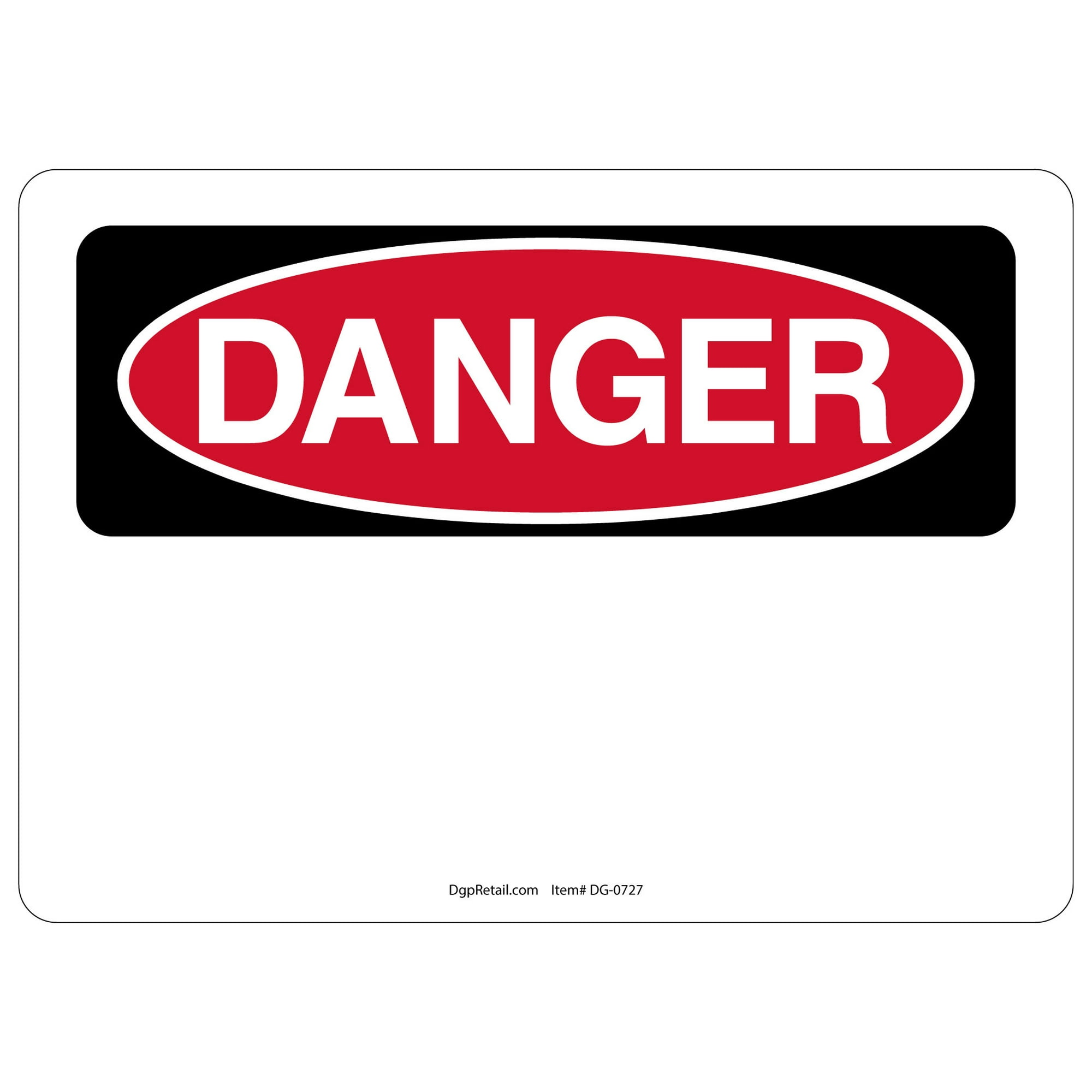 Blank Safety Sign