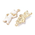 Alloy Enamel Pendants Golden Animals Theme Charm Cat Shape 25x10.5x3mm ...