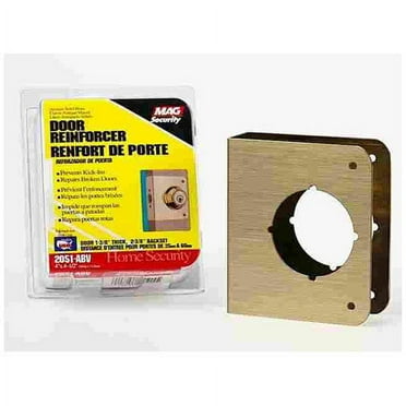 Solid Brass Door Reinforcer, 1-3/4 in. Thick, 2-1/8 in. Bore, 2-3/8 in ...