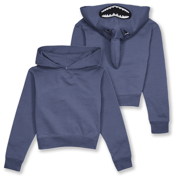 Wild Child Hoodies Kid's Blue Shark Pull Over Hoodie (S01) - Walmart.ca