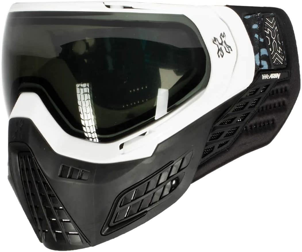 HK Army Paintball KLR Thermal Mask Goggles - Blackout White with Smoke ...