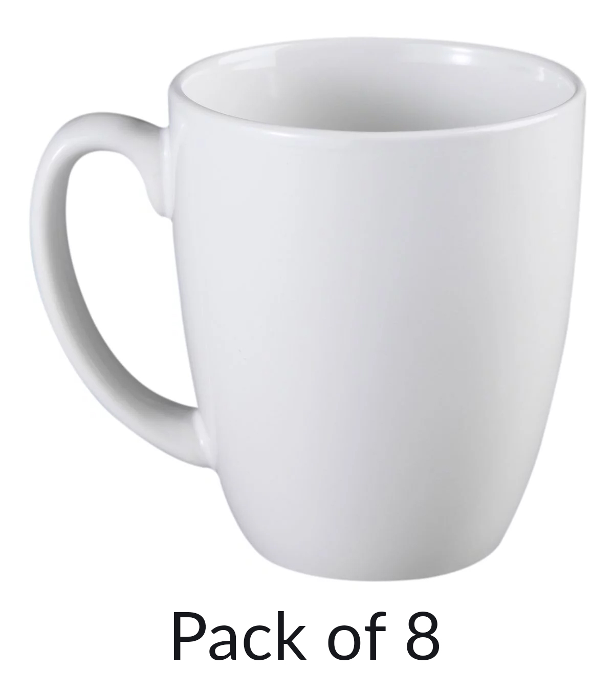 Mainstays Stoneware Mug, 12 ounce, White - Walmart.com