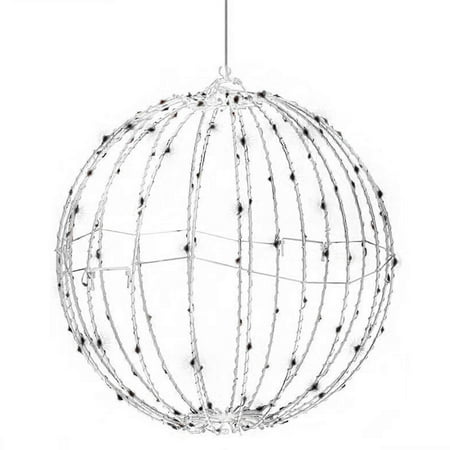 Christmas Led Ball Lights Sphere, Waterproof Lighted Holiday Balls For ...