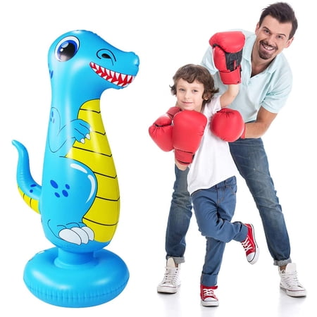 Inflatable Punching Bag for Kids，Free Standing Boxing Bag for Immediate ...