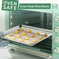 2, HKJ Chef Cookie Sheets 2 Pieces & Stainless Steel Baking Pans ...