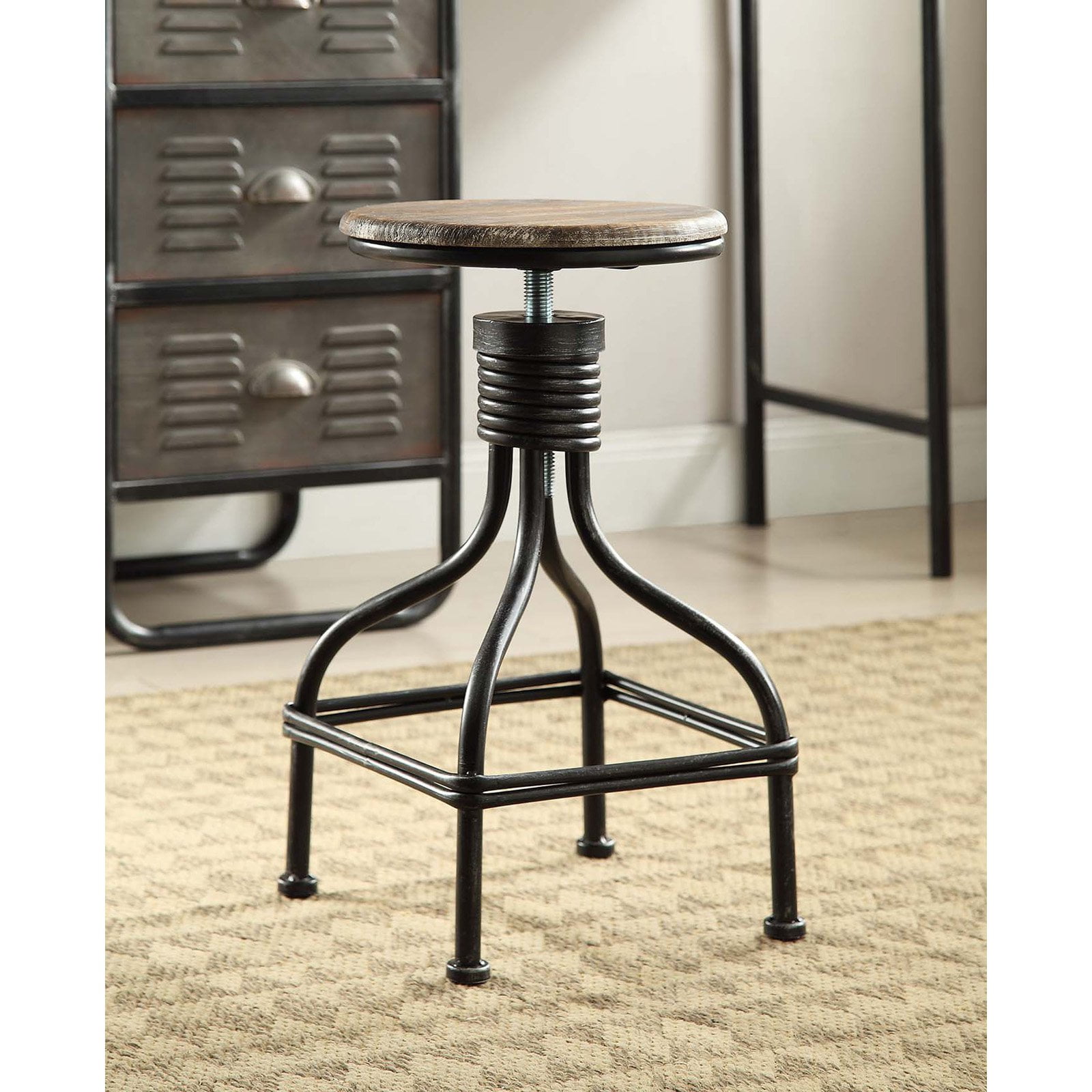 LOCKER COLLECTION Swivel Stool - Walmart.com