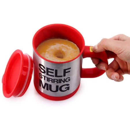 Dyfrio Coffee Mug Stainless Steel Self Stiring Mugs Electric Automatic ...