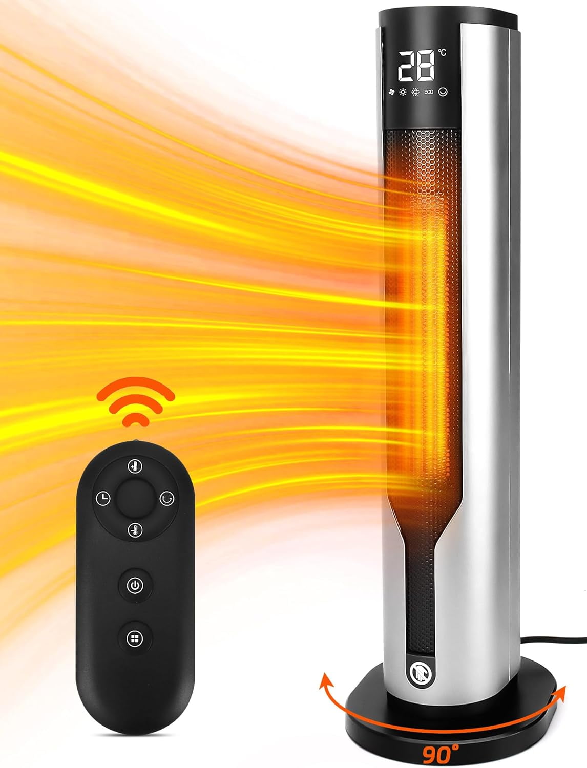 Calentador Electrico para Hogar, Calefactor Eléctrico para Casa 2000W ...