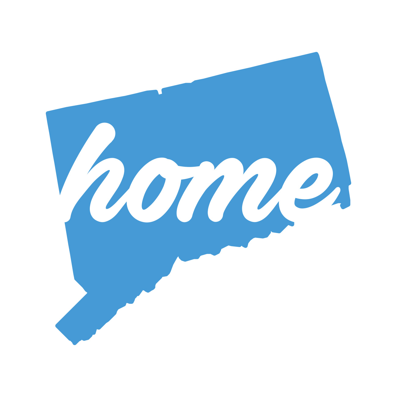 Connecticut Home Sticker Decal Die Cut - Self Adhesive Vinyl ...