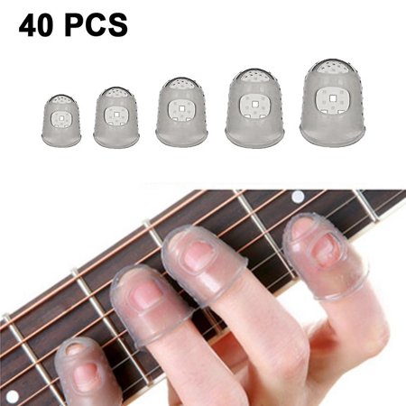 Silicone Guitar Finger Guard, Guitar Fingertip, Finger Protection Cap ...