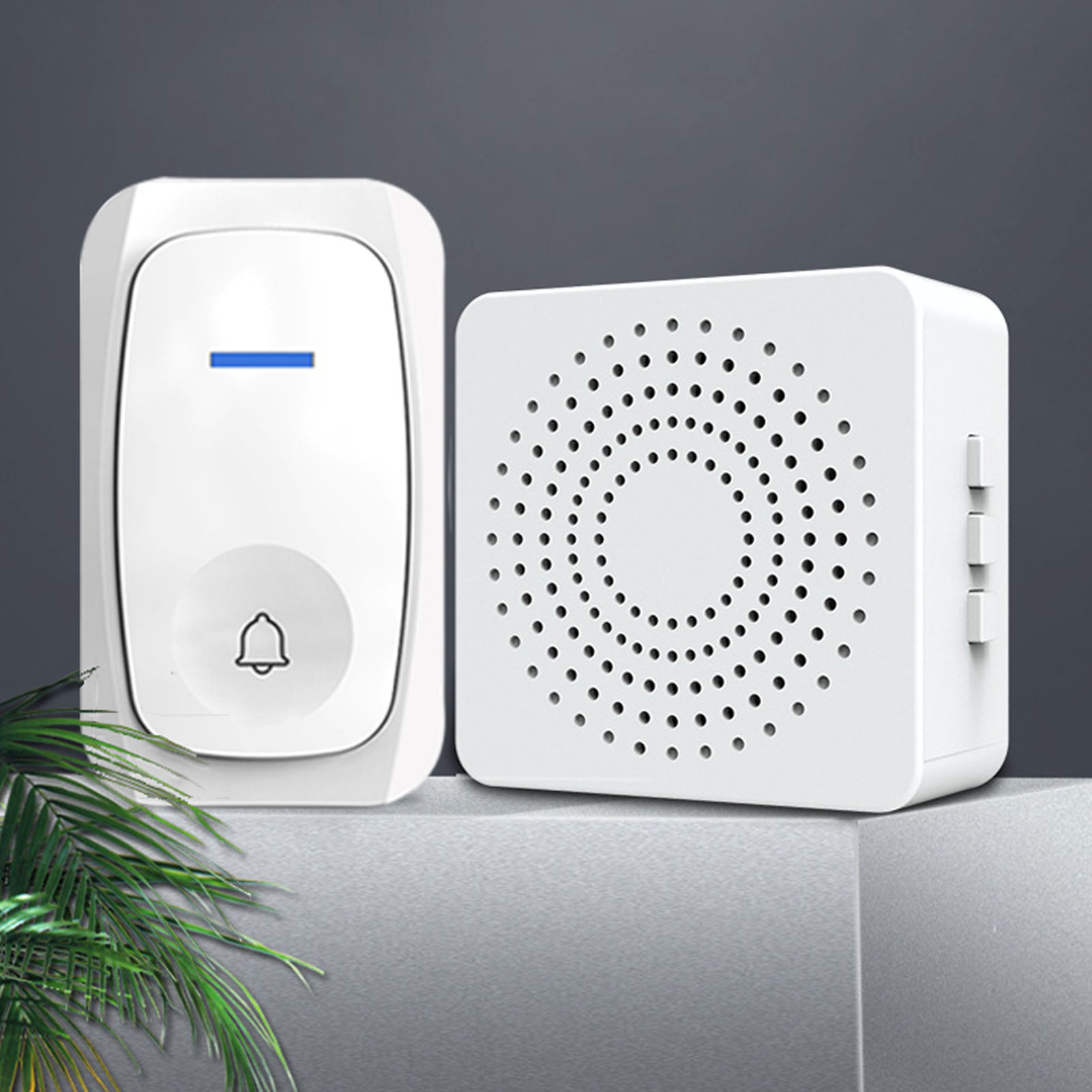 Timbre Casero Remoto, Timbre Inalámbrico USB Plug And Play, Volumen ...