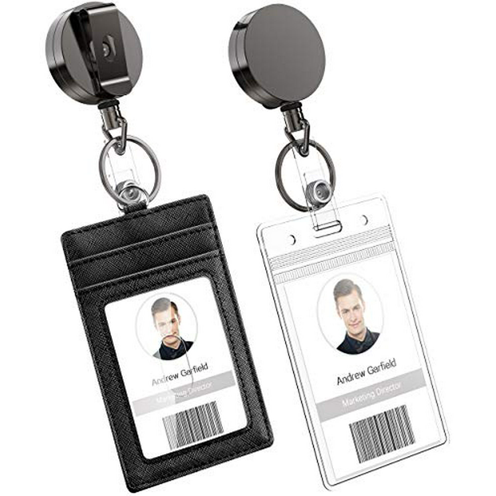 Empty Id Card Key Chain