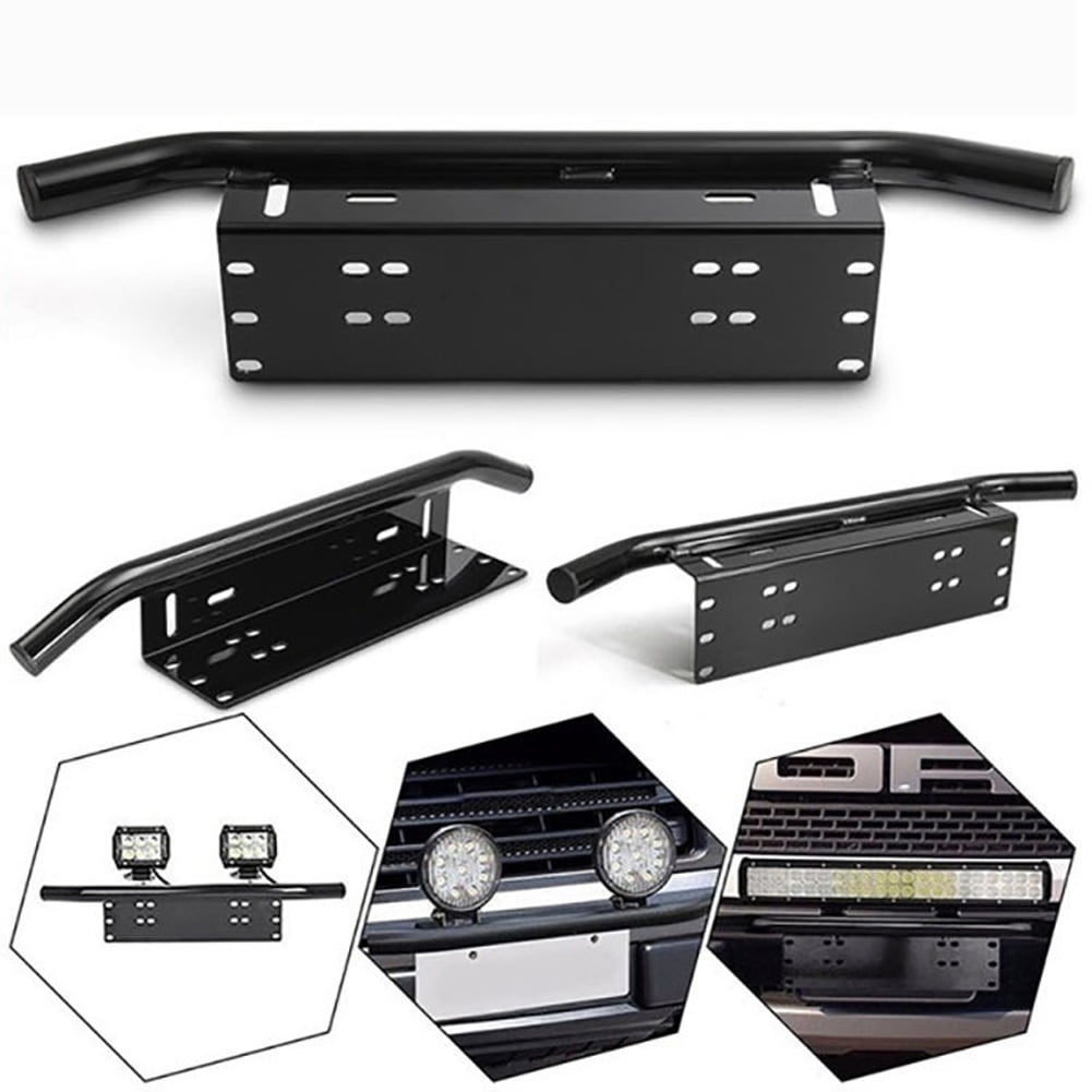 22.8 inch Car License Plate Light Frame Holder Front Bumper Auxiliary ...