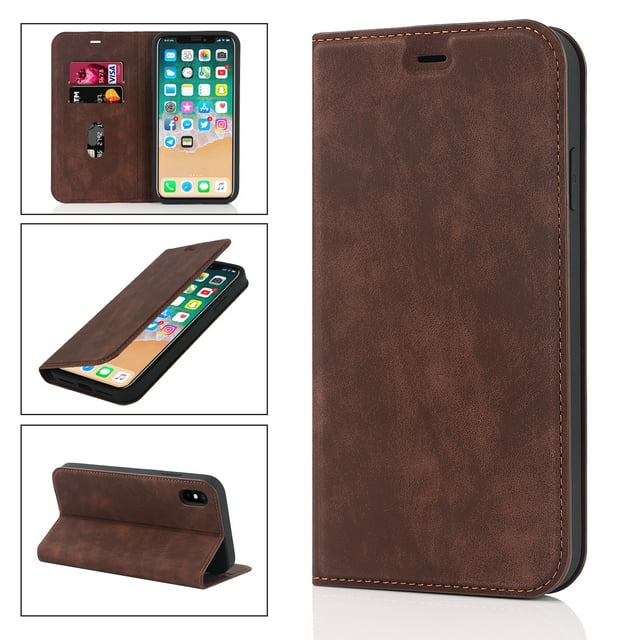 TECH CIRCLE Wallet Case for Apple iPhone X,iPhone XS,Full Protection ...