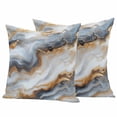Abstract Marble Texture Seamless Waterproof Throw Pillow Covers Set of ...