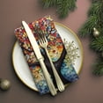 Bahomeck Napkins Set Of 4 Reusable Washable Square Fabric Dining Table ...