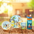 Zak Designs Bluey Kids' 3 pcs Dinnerware Set - Melamine Plate, Bowl ...