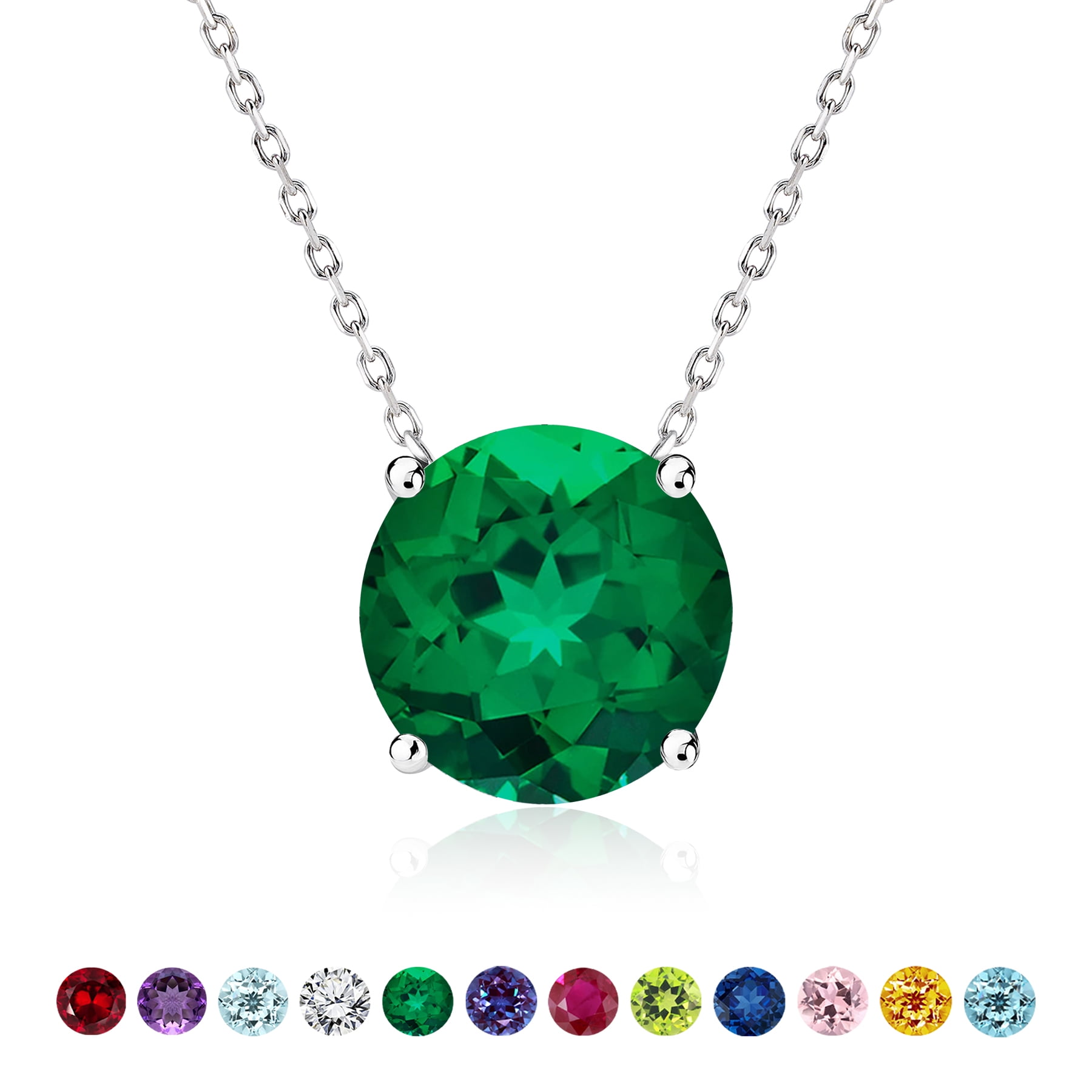Click here for Jeenmata Beautiful 1 Carat Round Cut - Emerald - M... prices