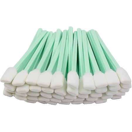 HUACA 100 Pieces Of Cleaning Cotton Swabs, Foam Head, Sponge Stick ...