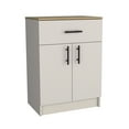 LHYY Pantry Organizer Cabinet 33"H,One Drawer,Two Interior Shelves,Two ...