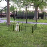 Outdoor Dog Pens Foldable 32” Height Heavy Duty Metal Playpen Anti-Rust ...