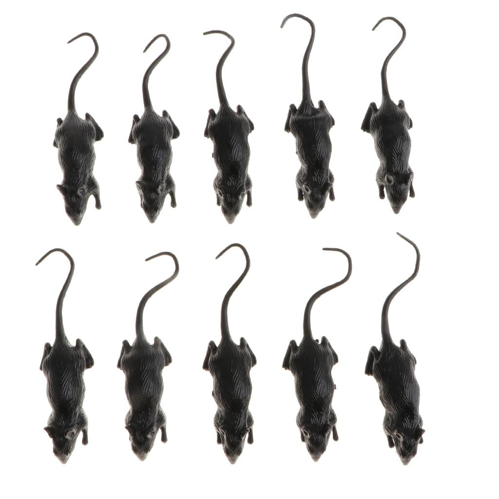 10x Simulation Mouse Toy Soft Rubber Mouse Model Figure 8x2cm - Walmart.com
