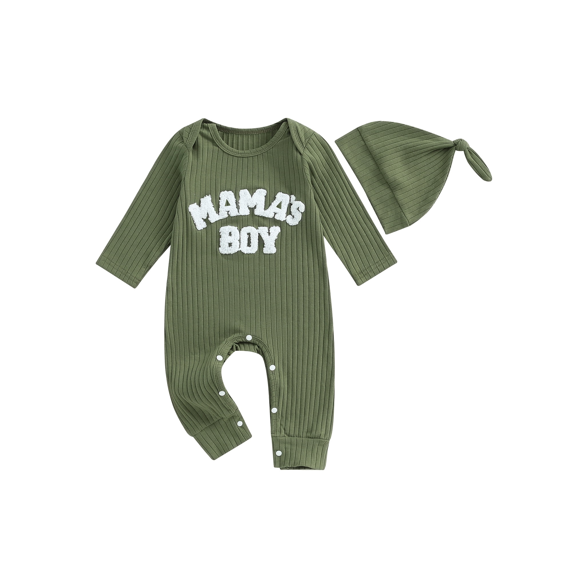 Click here for Gupgi 0-18m Lovely Baby Boys Romper With Hat  Lett... prices