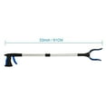 "Foldable Metal 32"" Reacher Grabber - Aluminum Aid with Rotatable ...