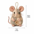 2026 New Cute Patchwork Mouse DIY Sewing Kit, Complete Handmade Craft ...