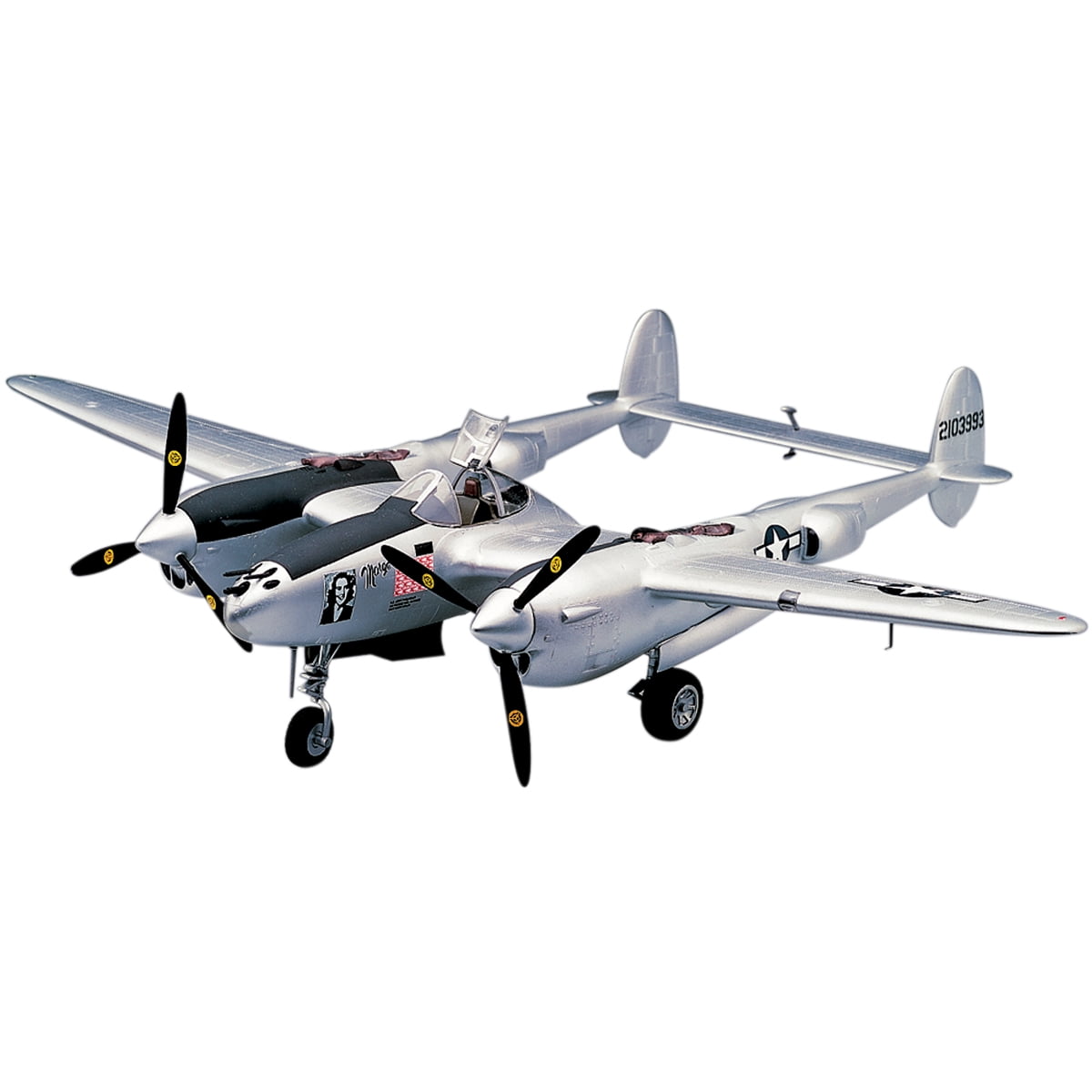 Plastic Model Kit-P-38 Lightning 1:48 - Walmart.com