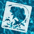3 Pcs Layered Fishing Theme Stencil 2 Sizes Bass Fish Stencil Template ...