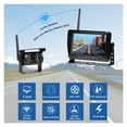 7 Inch Wireless Car Monitor Truck Screen IR Night Vision Reverse Backup ...