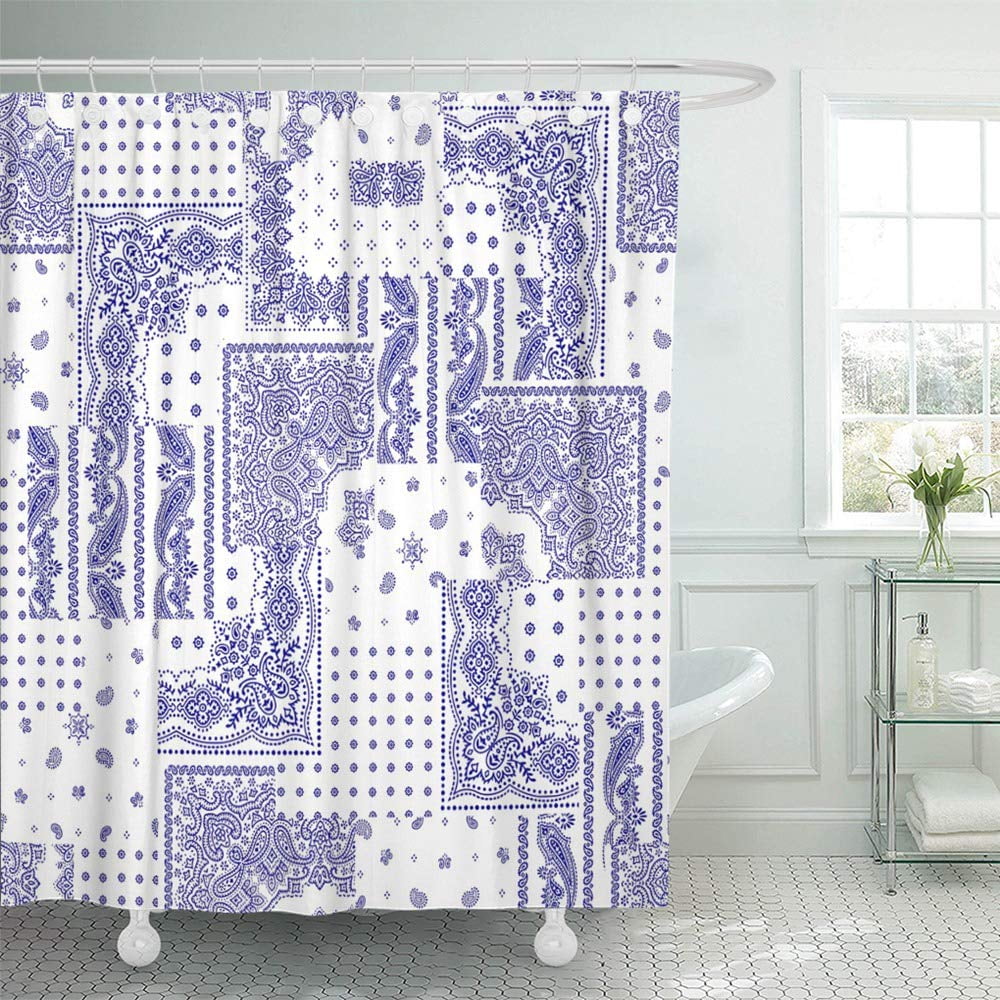 PKNMT Paisley Bandanna Pattern Design Ethnic Scarf Patchwork Abstract ...