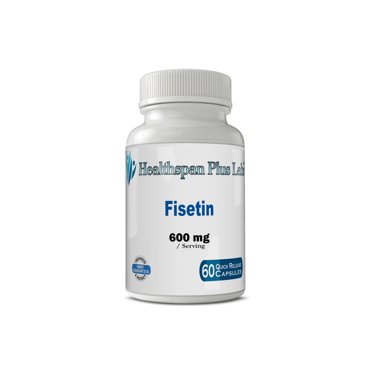 Fisetin 200mg Capsules, 60 Count - Natural Bioflavonoid, Anti-Aging ...