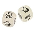 shamjina Finger Guessing Game Set with Funny Dice - Fun , White, 4 Pcs ...