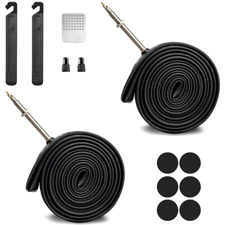 Bike Replacement Inner Tubes Kit, 2 Pack 700x18-25C/26in x 1.75-2.125 ...