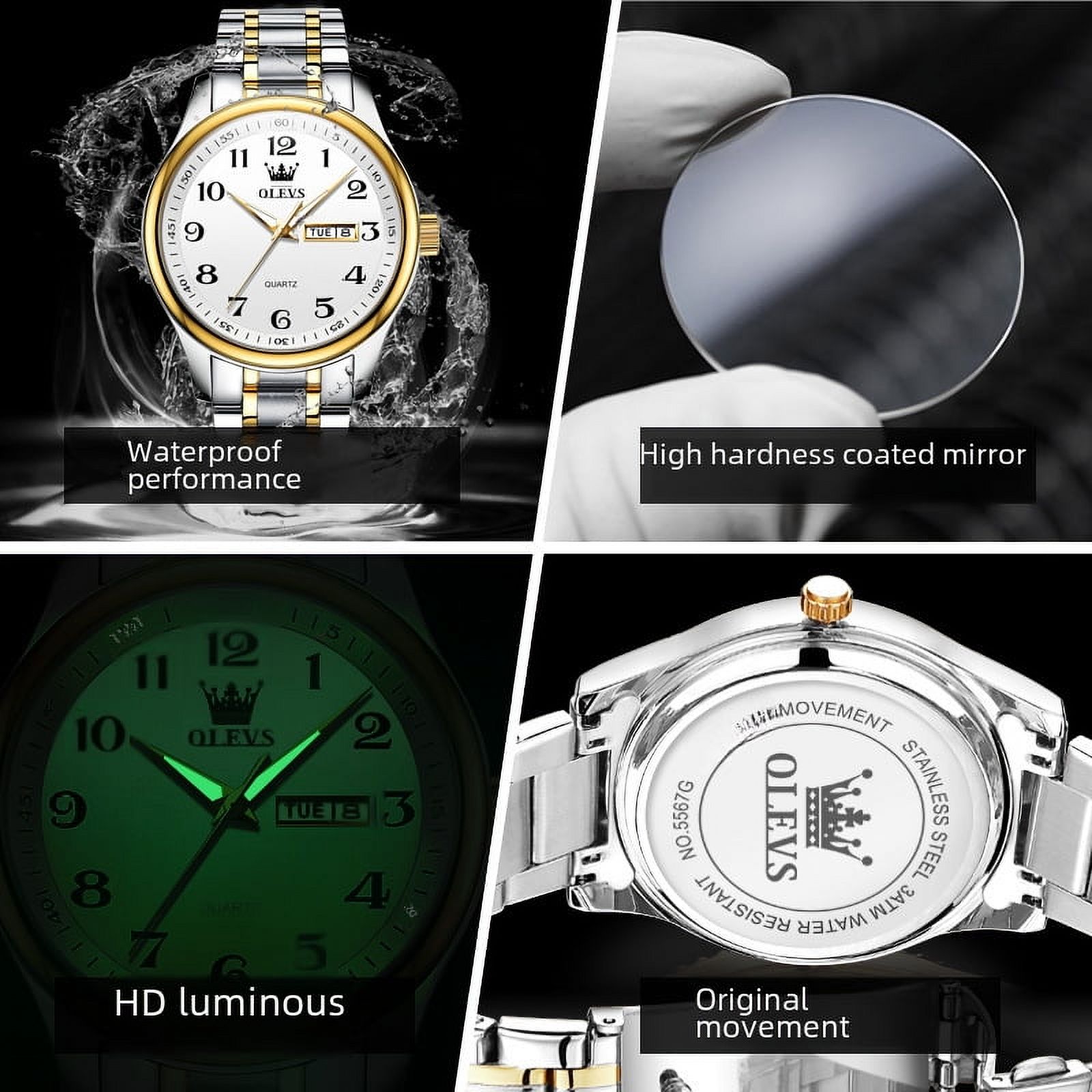 Reloj de moda resistente al agua, reloj para hombre, calendario, reloj ...