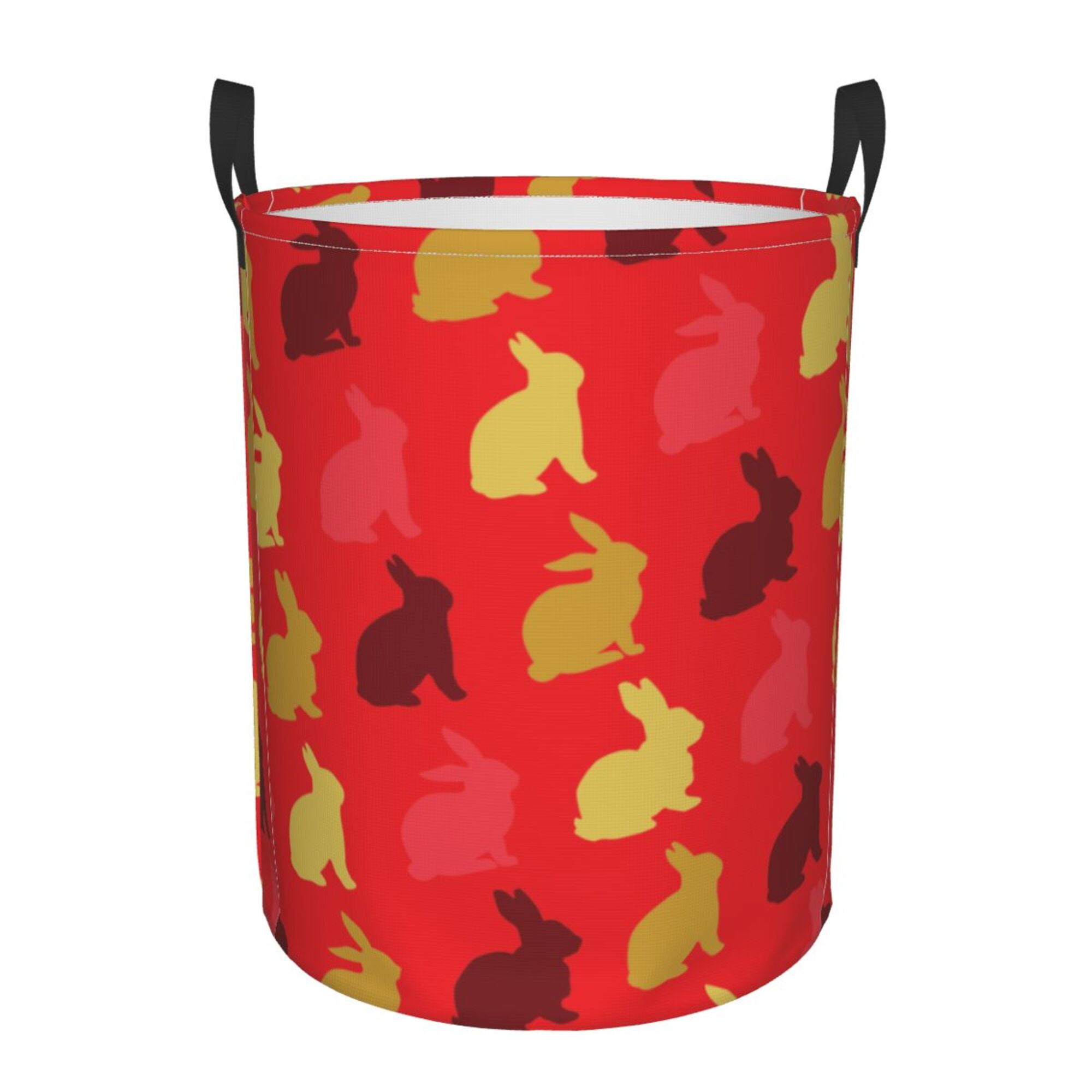 ZICANCN Laundry Basket Organizer, Rabbit Easter Collapsible Hamper for ...