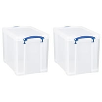Really Useful Boxes(R) Plastic Storage Box, 32 Liters, 12in.H x 14in.W ...