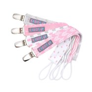 Crushed Crystal Ribbon Pacifier Clip - Walmart.com