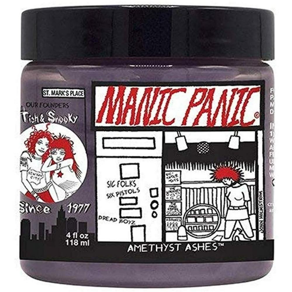 Manic Panic, Semi-Permanent Hair Color Amethyst Ash 4 oz - Walmart.com ...