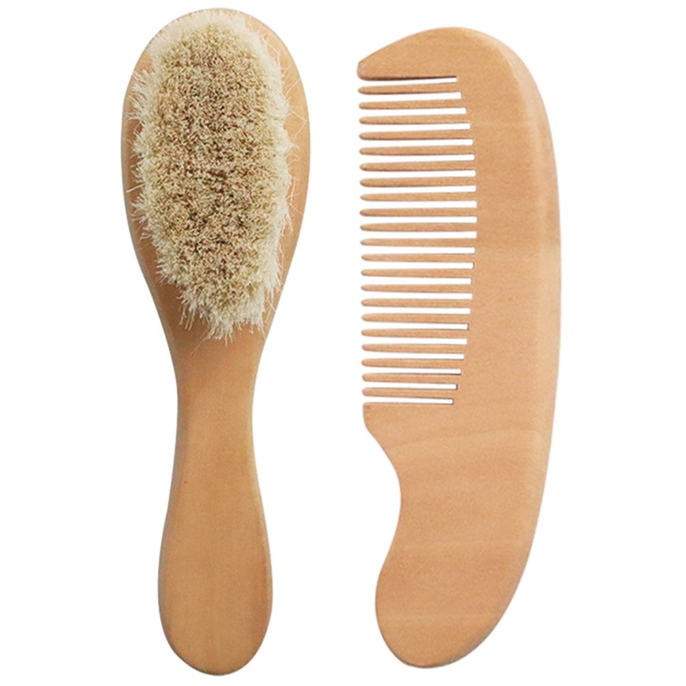 Click here for Generic 2 Pcs Baby Hair Brush And Comb Set Natural... prices