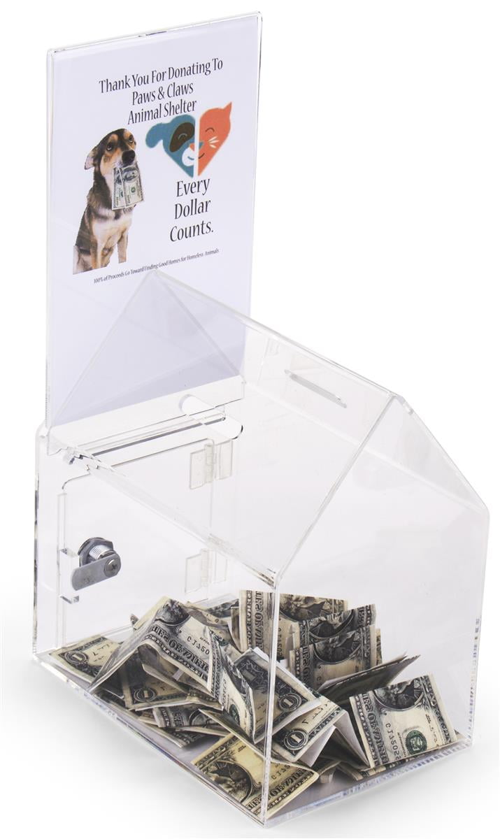 Donation Box Sign