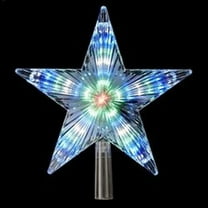 Elf Logic 12 inch LED Moravian Star Tree Topper - Indoor/Outdoor ...