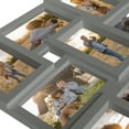 24-Opening Gray Rustic Multi-Wall Photo Frame Collage 4x6 for ...