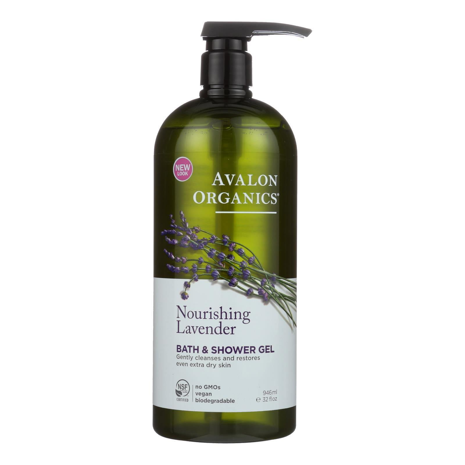 Avalon Organics Bath and Shower Gel Lavender - 32 fl oz - Walmart.com