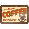 Fresh Brewed Coffee Sign - Walmart.com