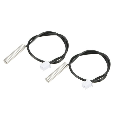 2pcs 50K Temperature Sensor Probe Stainless Steel NTC Thermal Sensor ...